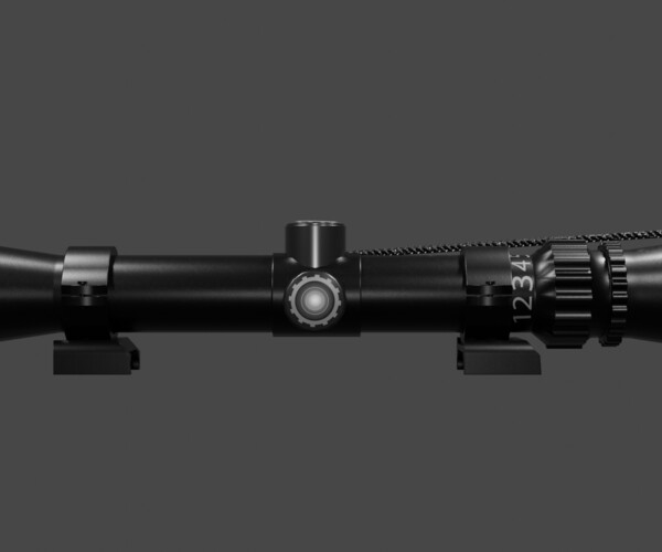 ArtStation - 8x Scope 3D Model | Game Assets