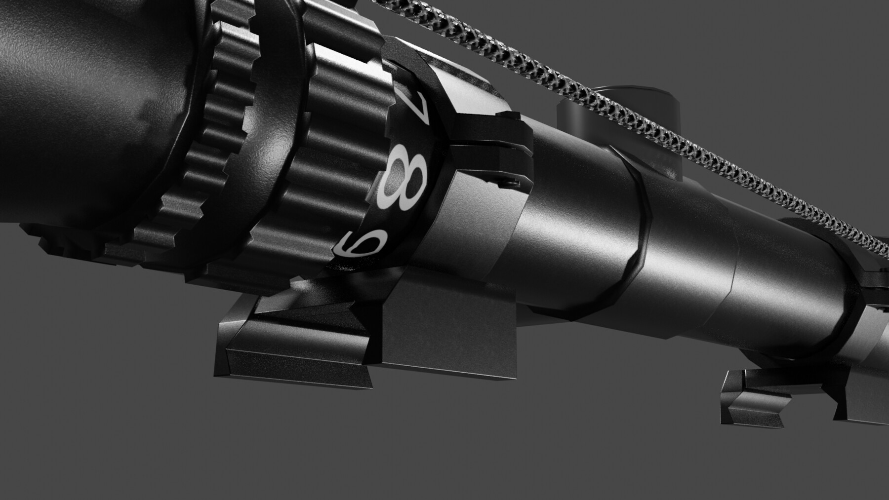 ArtStation - 8x Scope 3D Model | Game Assets