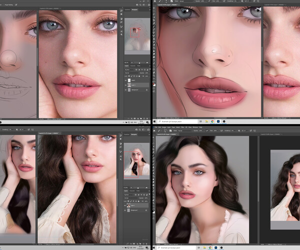 ArtStation - Portrait Painting in Photoshop Video Tutorial | Tutorials