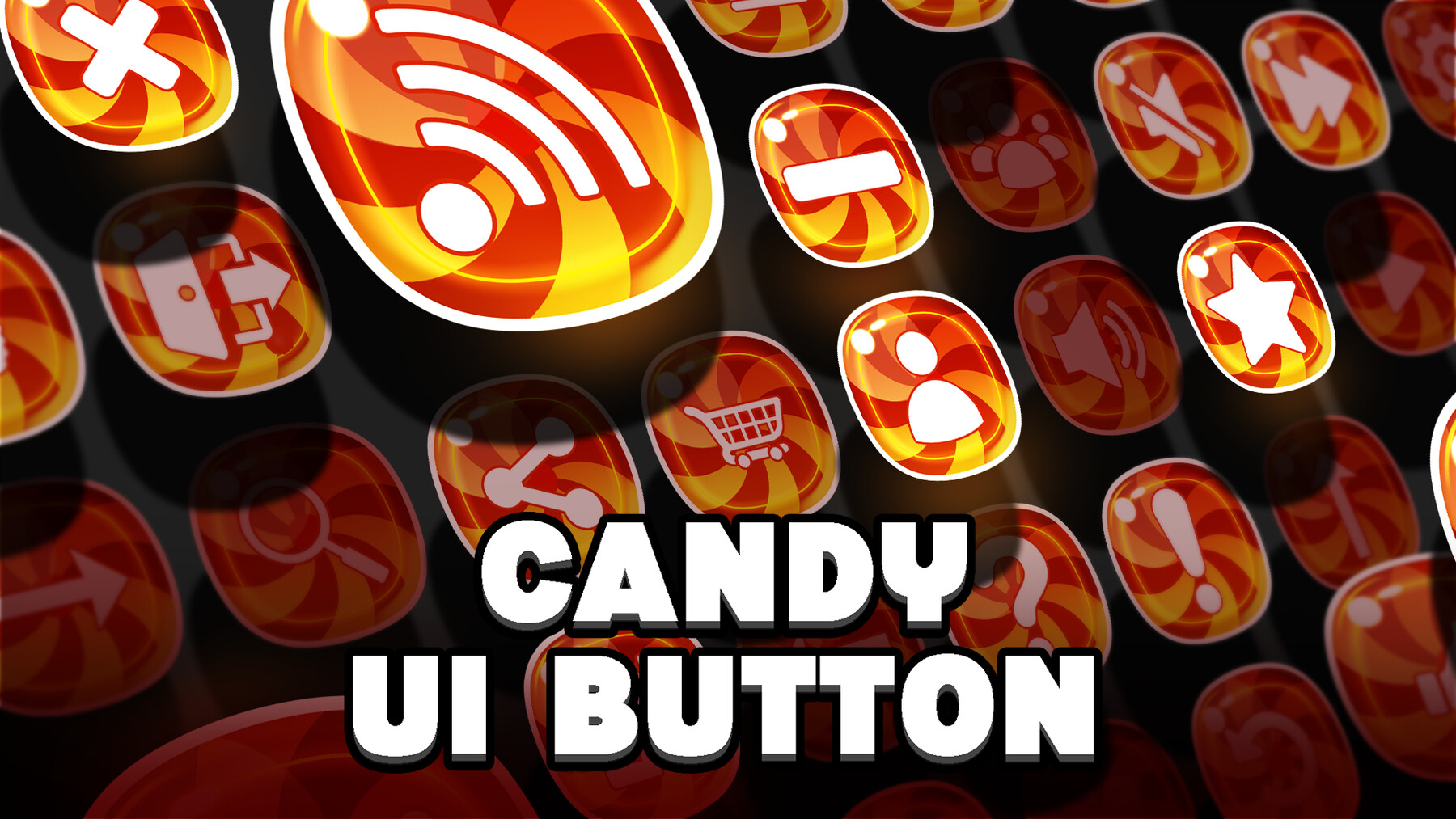 ArtStation - Candy UI Button #2 | Game Assets