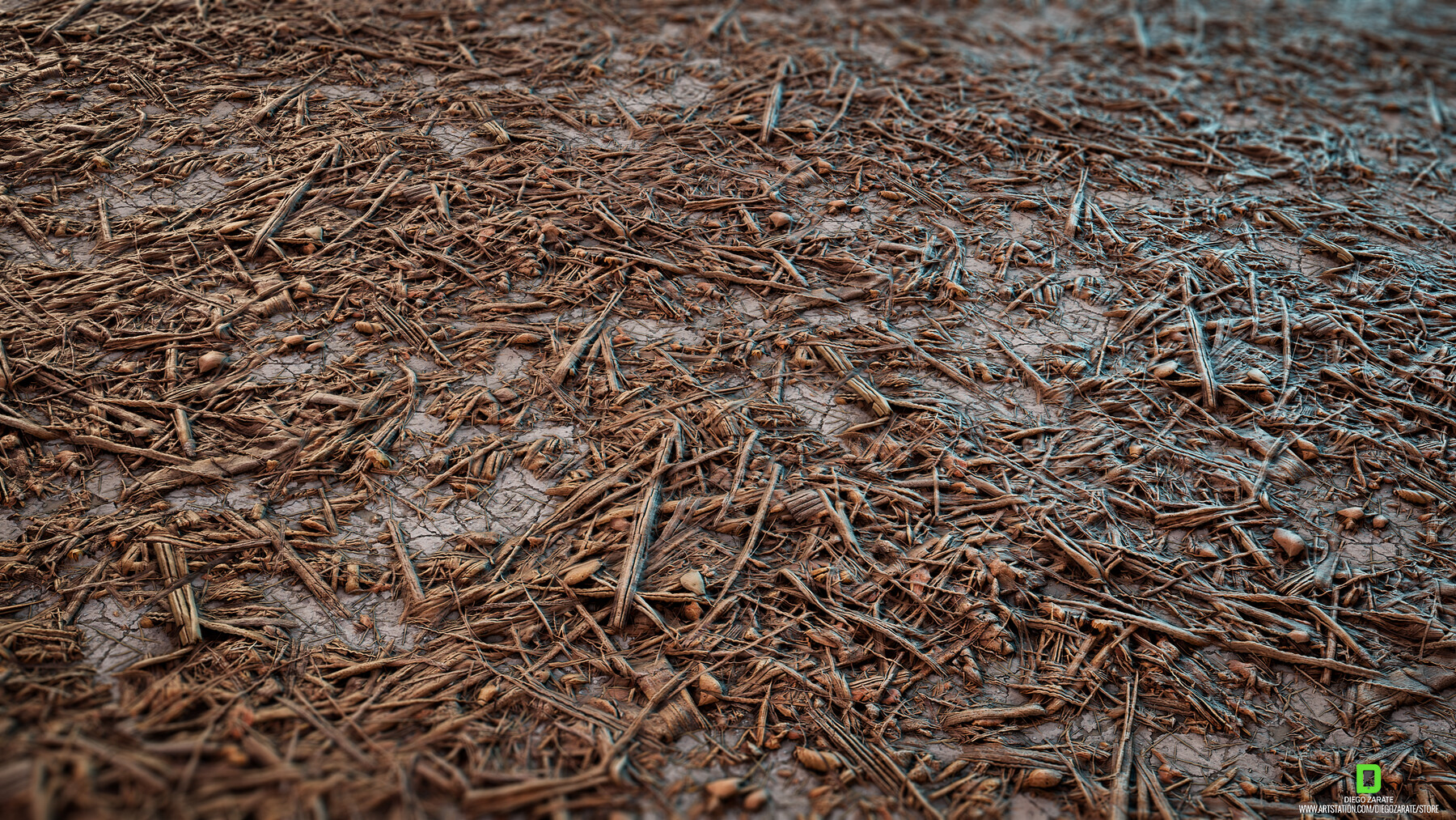 ArtStation - PBR - AUTUMN CONCRETE - 4K MATERIAL | Game Assets