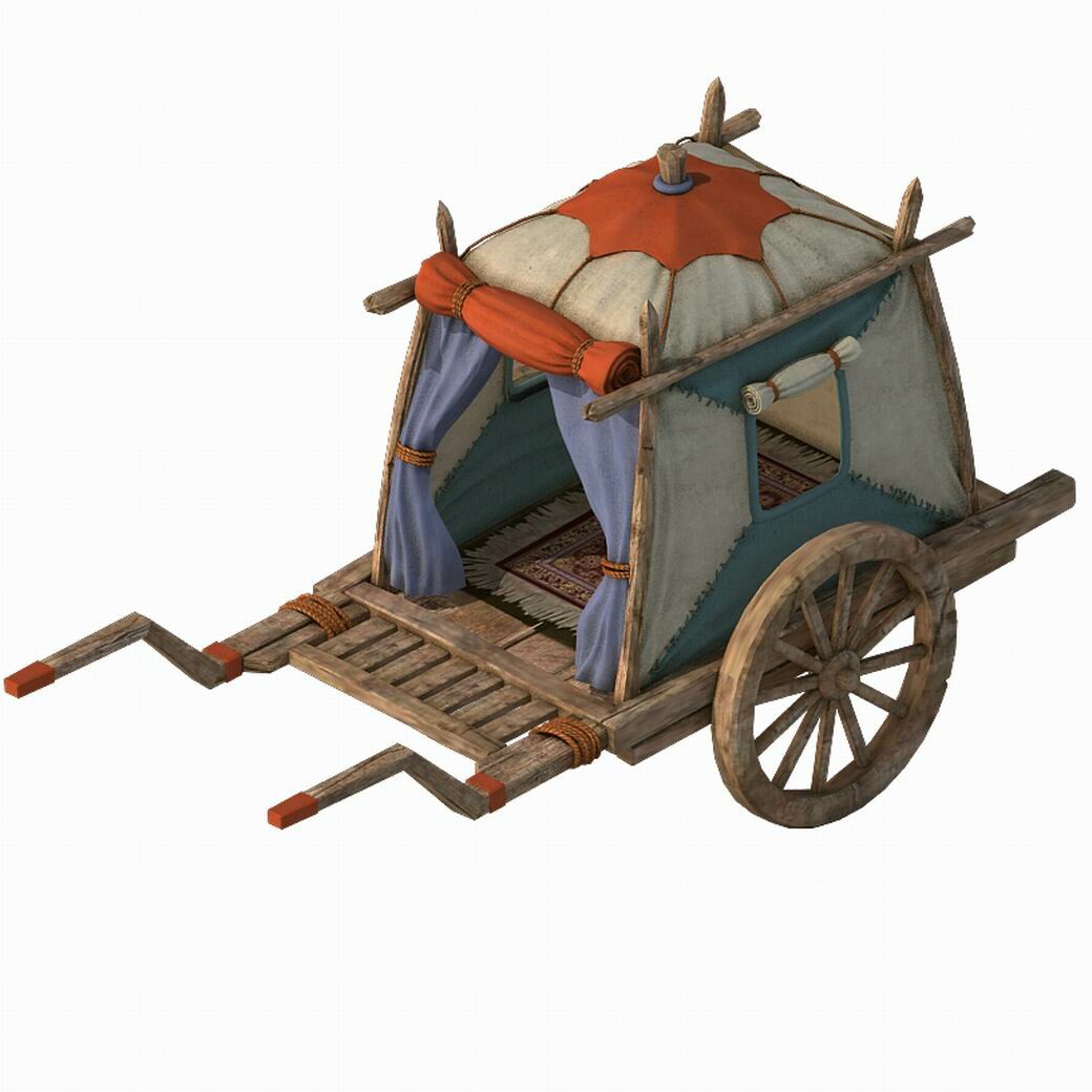 ArtStation - Prairie Traffic - Trolley 01 | Game Assets