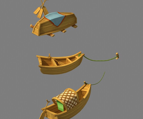 ArtStation - City - Boats 45 | Game Assets