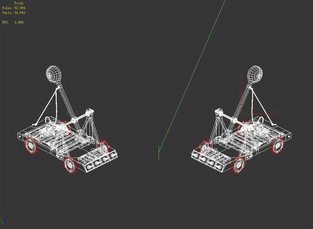 ArtStation - Siege Weapons - Catapult 03 | Game Assets