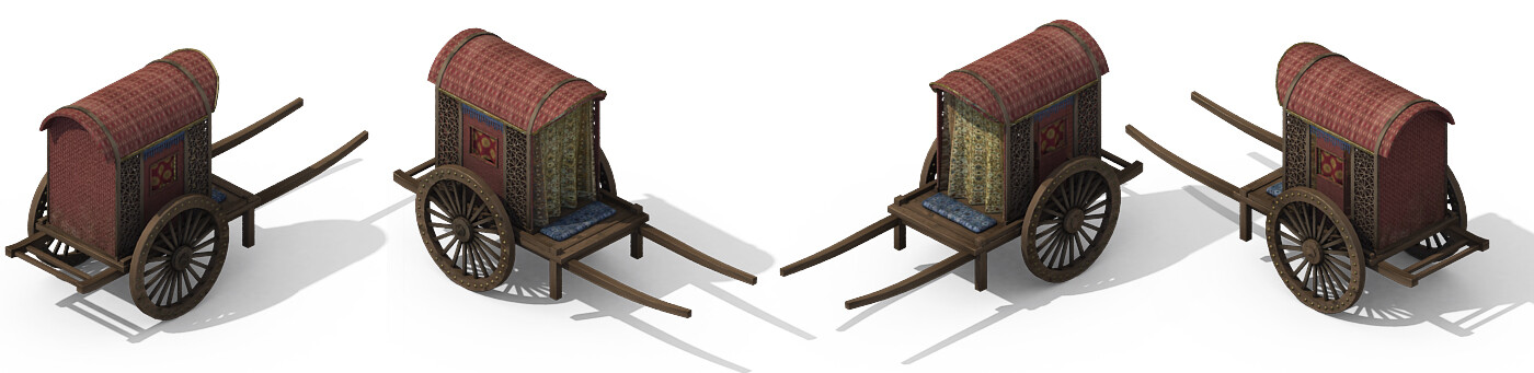 ArtStation - Official - Transport - Carriage 01 | Game Assets