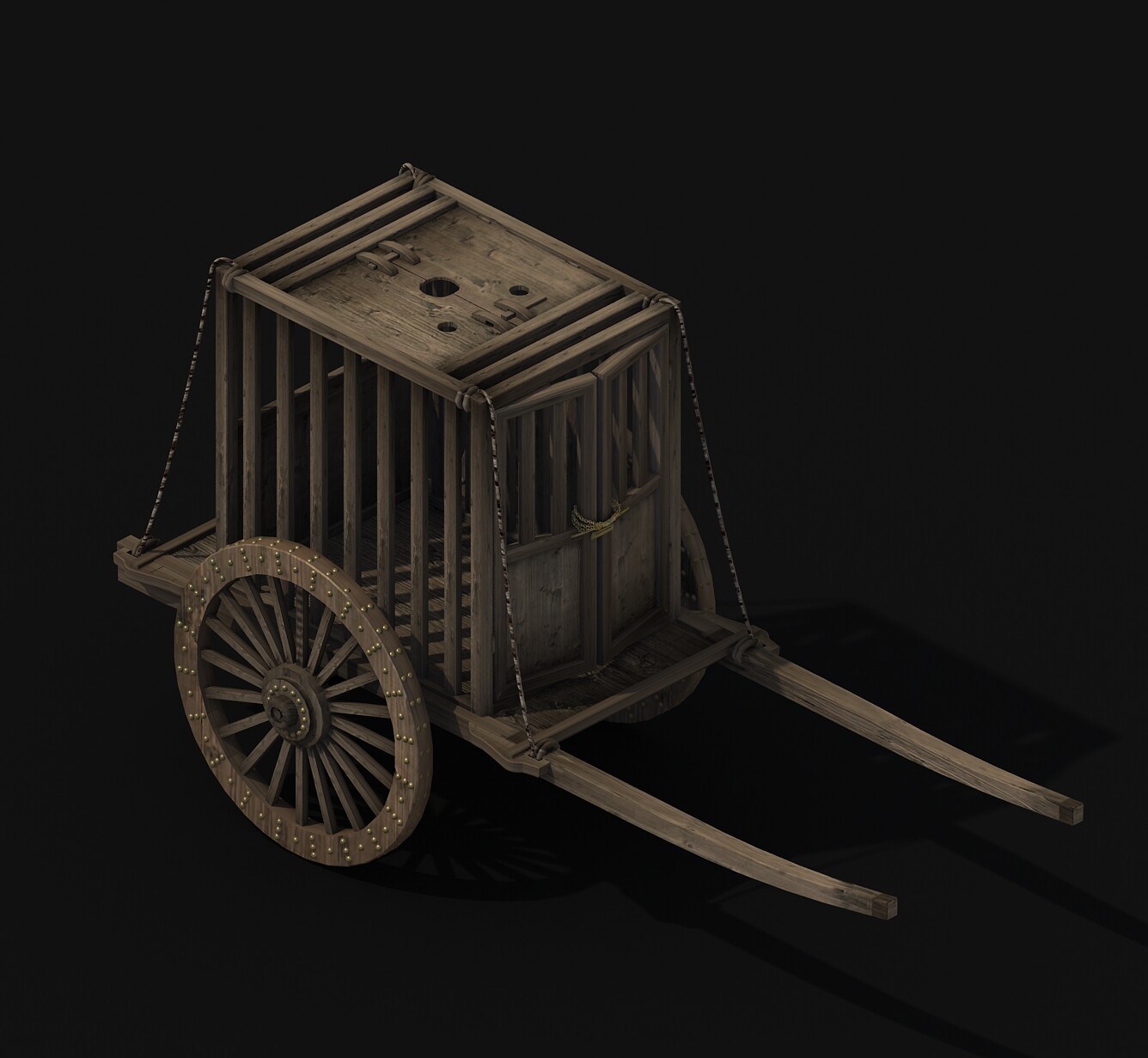ArtStation - Official - Transportation - Cage 01 | Game Assets