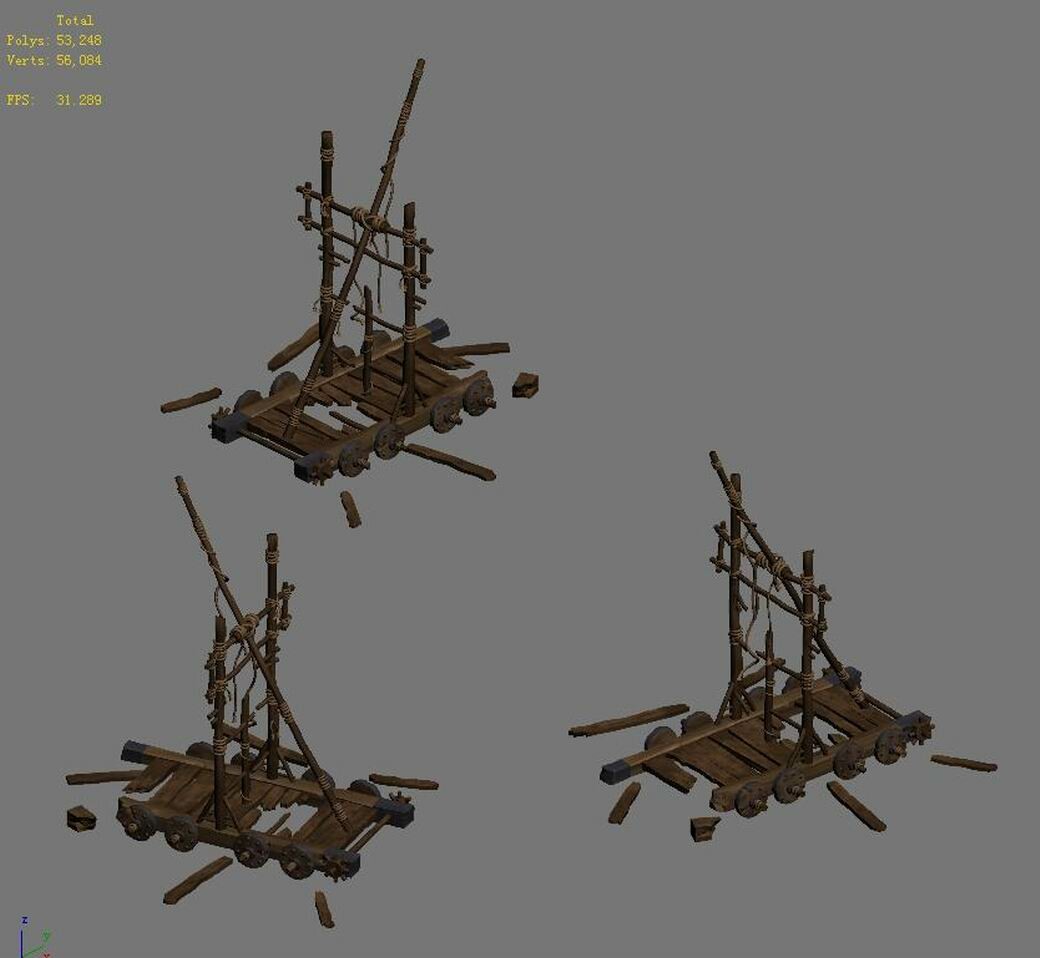 ArtStation - Barracks - Chariots | Game Assets