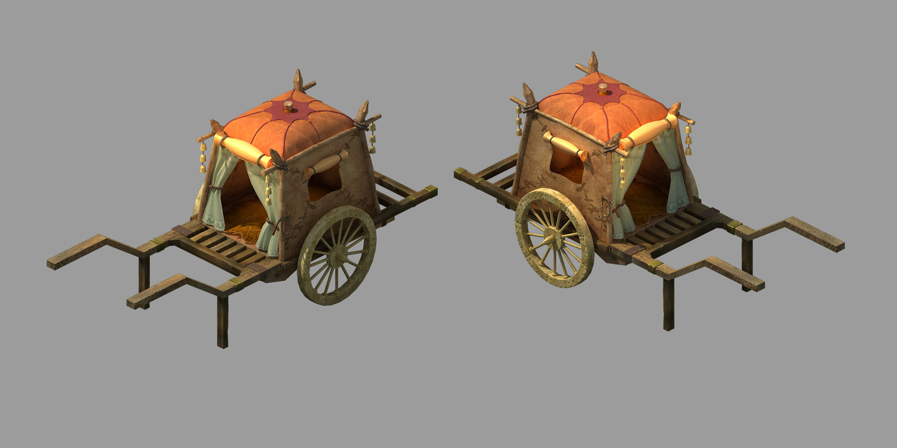ArtStation - Desert Gobi - Carriage | Game Assets