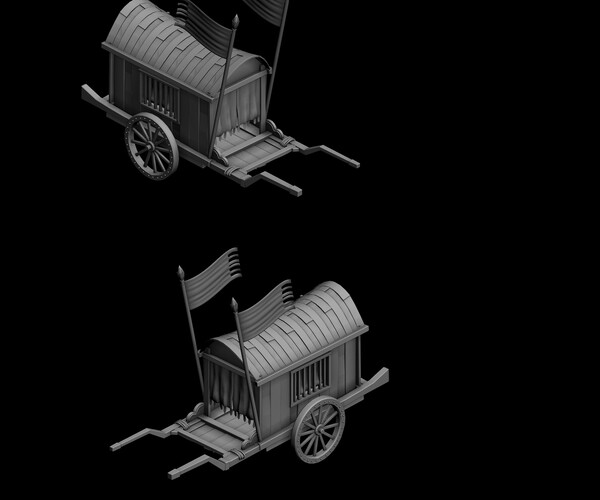 ArtStation - War - carriage 2701 | Game Assets