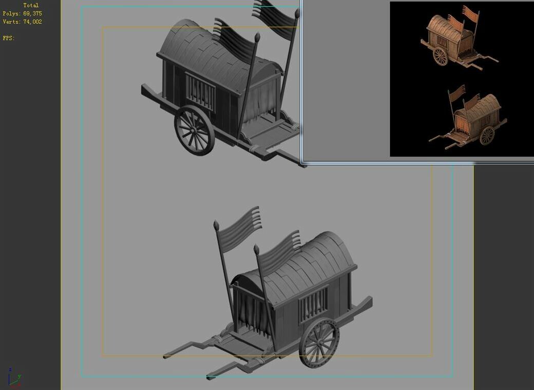 ArtStation - War - carriage 2701 | Game Assets