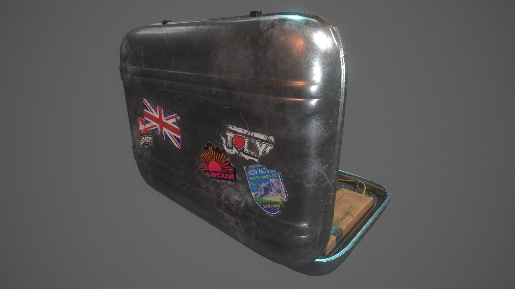 ArtStation - Briefcase C4 Bomb | Game Assets