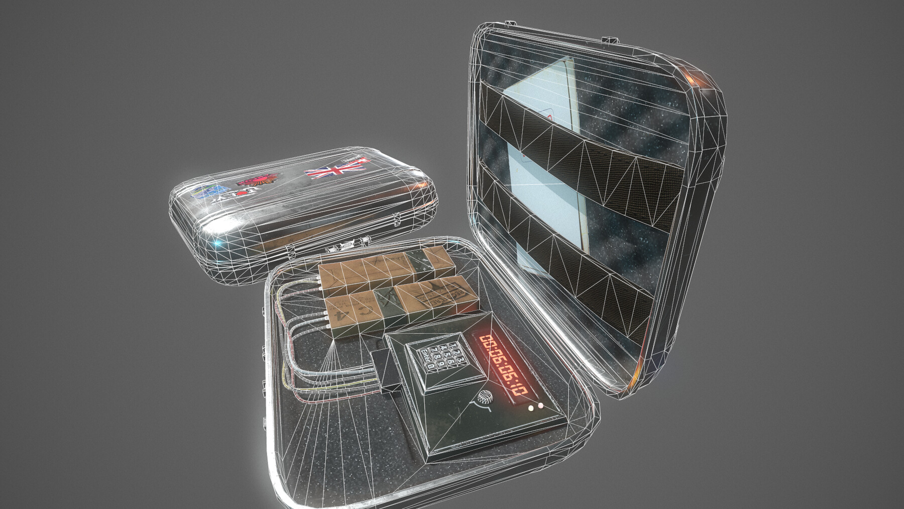 ArtStation - Briefcase C4 Bomb | Game Assets