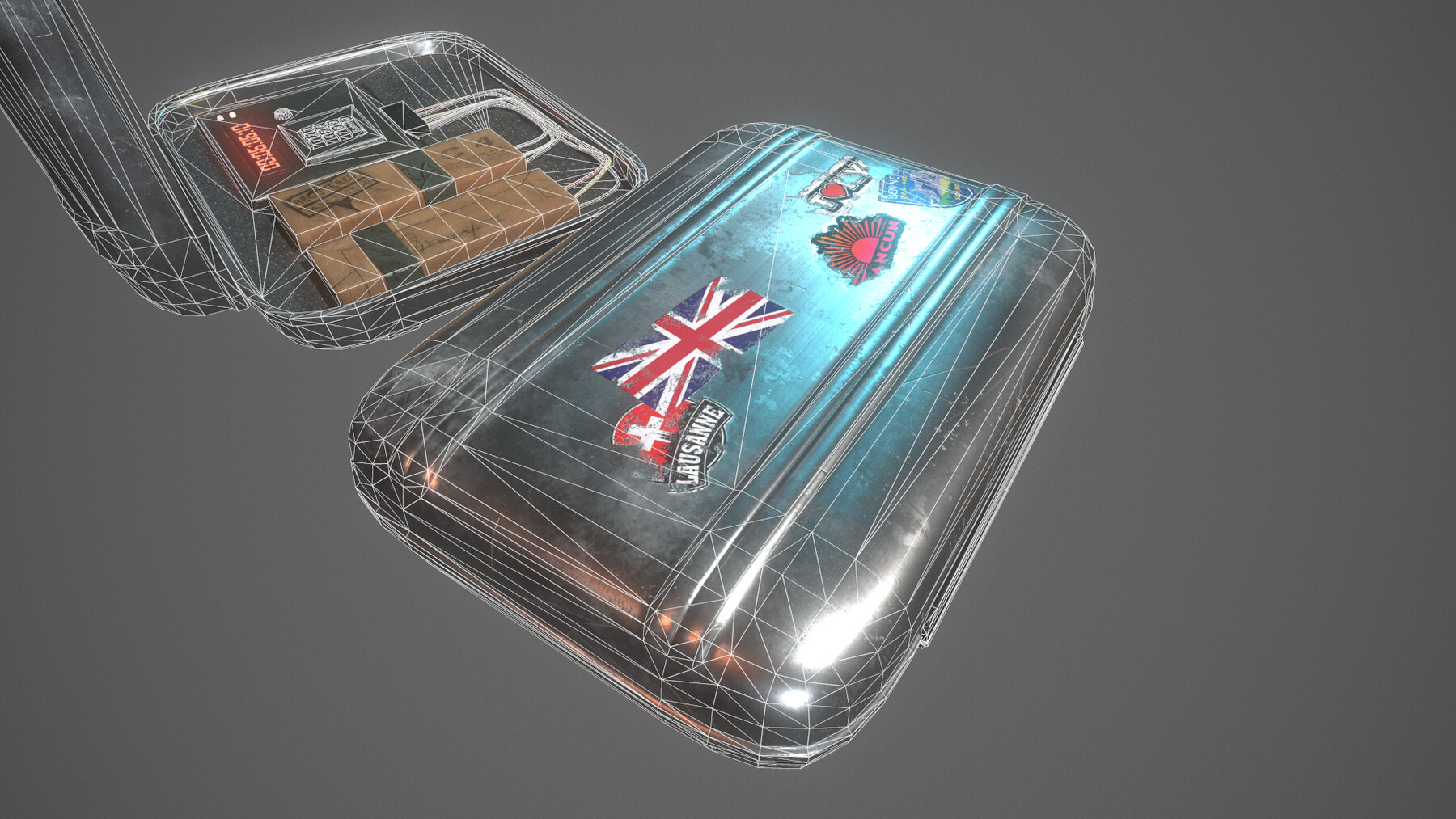 ArtStation - Briefcase C4 Bomb | Game Assets