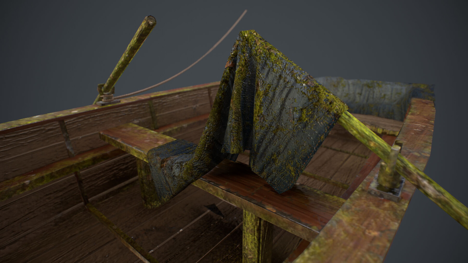 ArtStation - the oldie boat | Game Assets