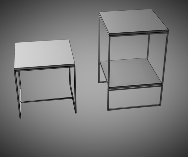 ArtStation - Liam Side Table by Minotti | Resources
