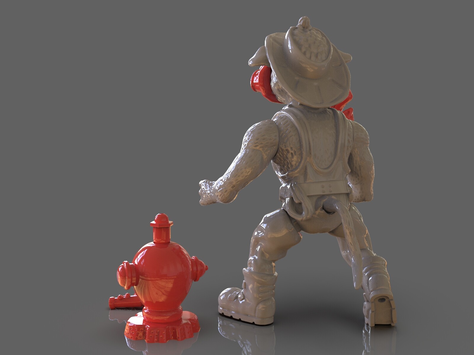 ArtStation - TMNT Hot Spot Articulated Toy With Accessories | Resources