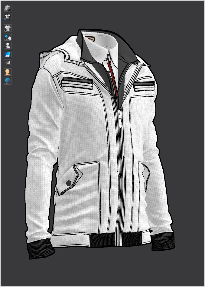 ArtStation - The Jacket 04 - 71 Marvelous Designer and Clo3D + OBJ ...