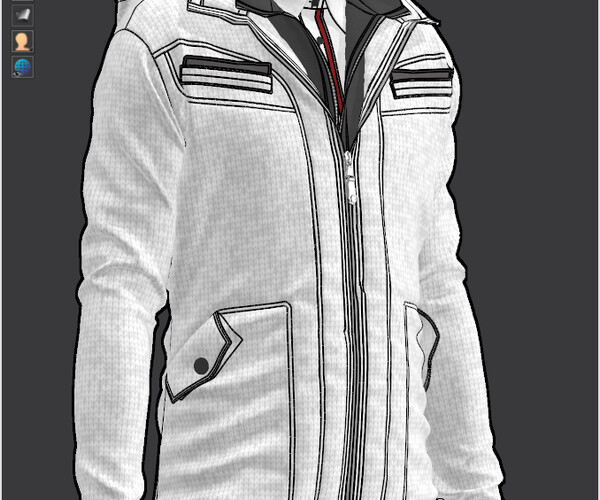 ArtStation - The Jacket 04 - 71 Marvelous Designer and Clo3D + OBJ ...
