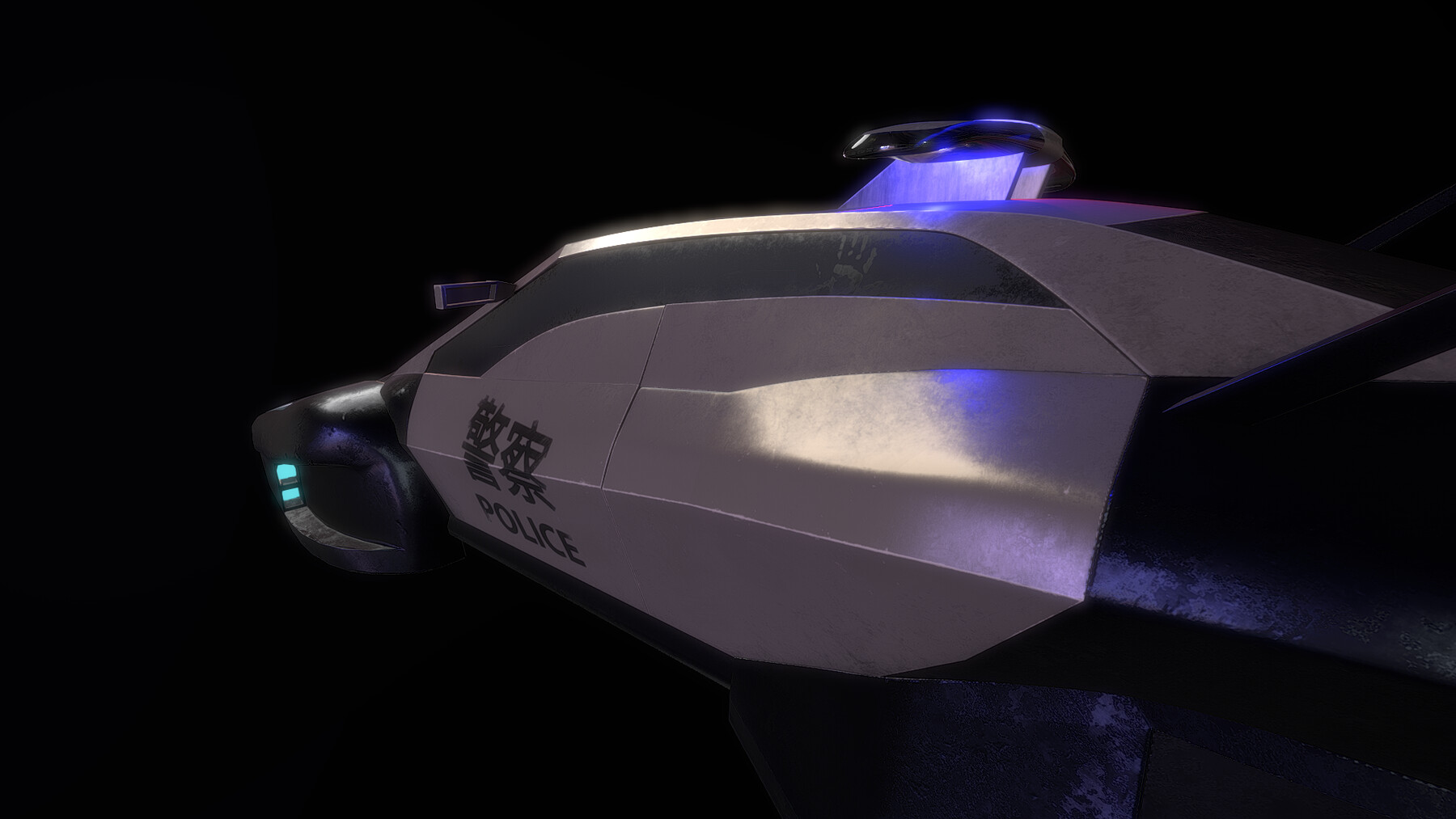 ArtStation - Sci-Fi Vehicle low-poly 3d model Low-poly 3D model | Game ...