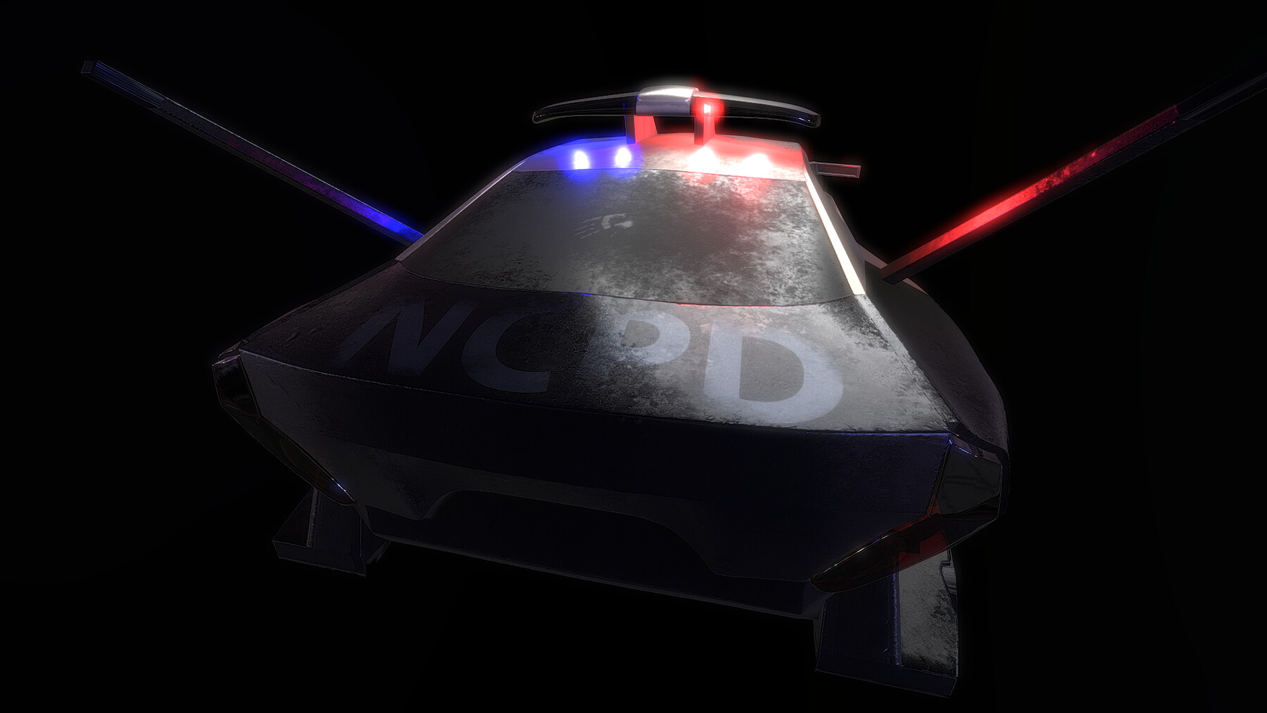 ArtStation - Sci-Fi Vehicle low-poly 3d model Low-poly 3D model | Game ...