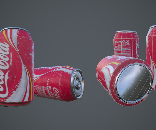 ArtStation - coca-cola and pepsi can | Game Assets