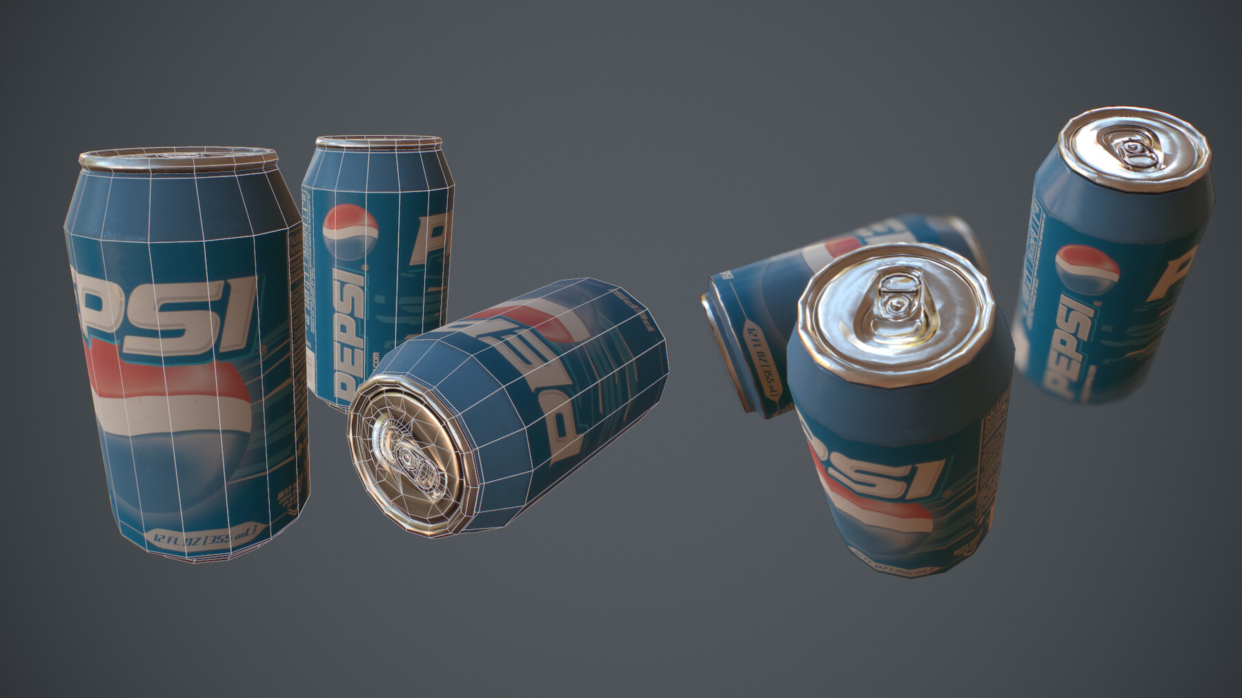 ArtStation - coca-cola and pepsi can | Game Assets