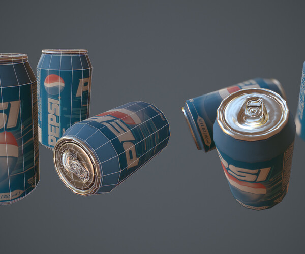 ArtStation - coca-cola and pepsi can | Game Assets