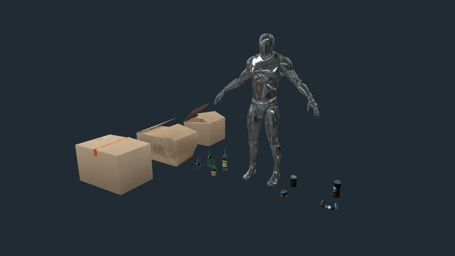 ArtStation - Trash pack | UE4 | Game Assets