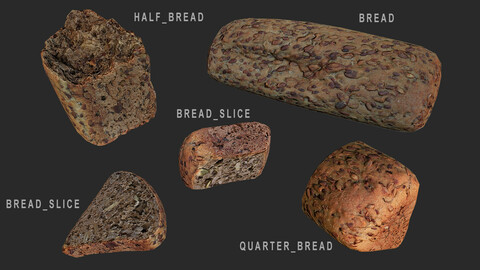ArtStation - Bread_01 | Game Assets