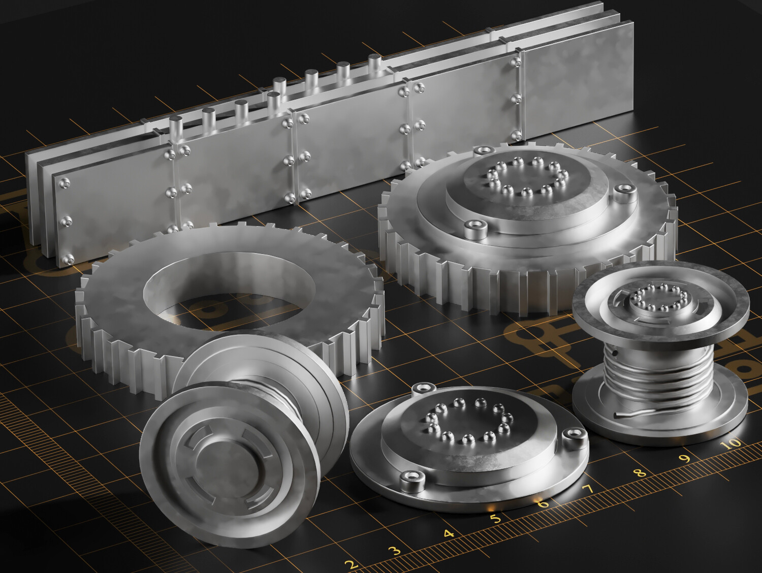 ArtStation - Robot vehicle kitbash | Resources