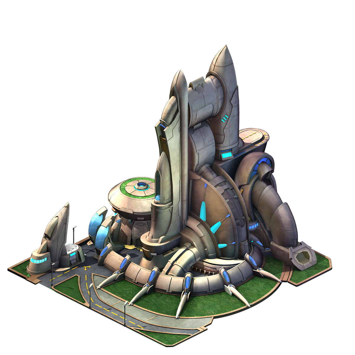 ArtStation - City State Fleet - Landlord Building Fine Line Drawing 07 ...