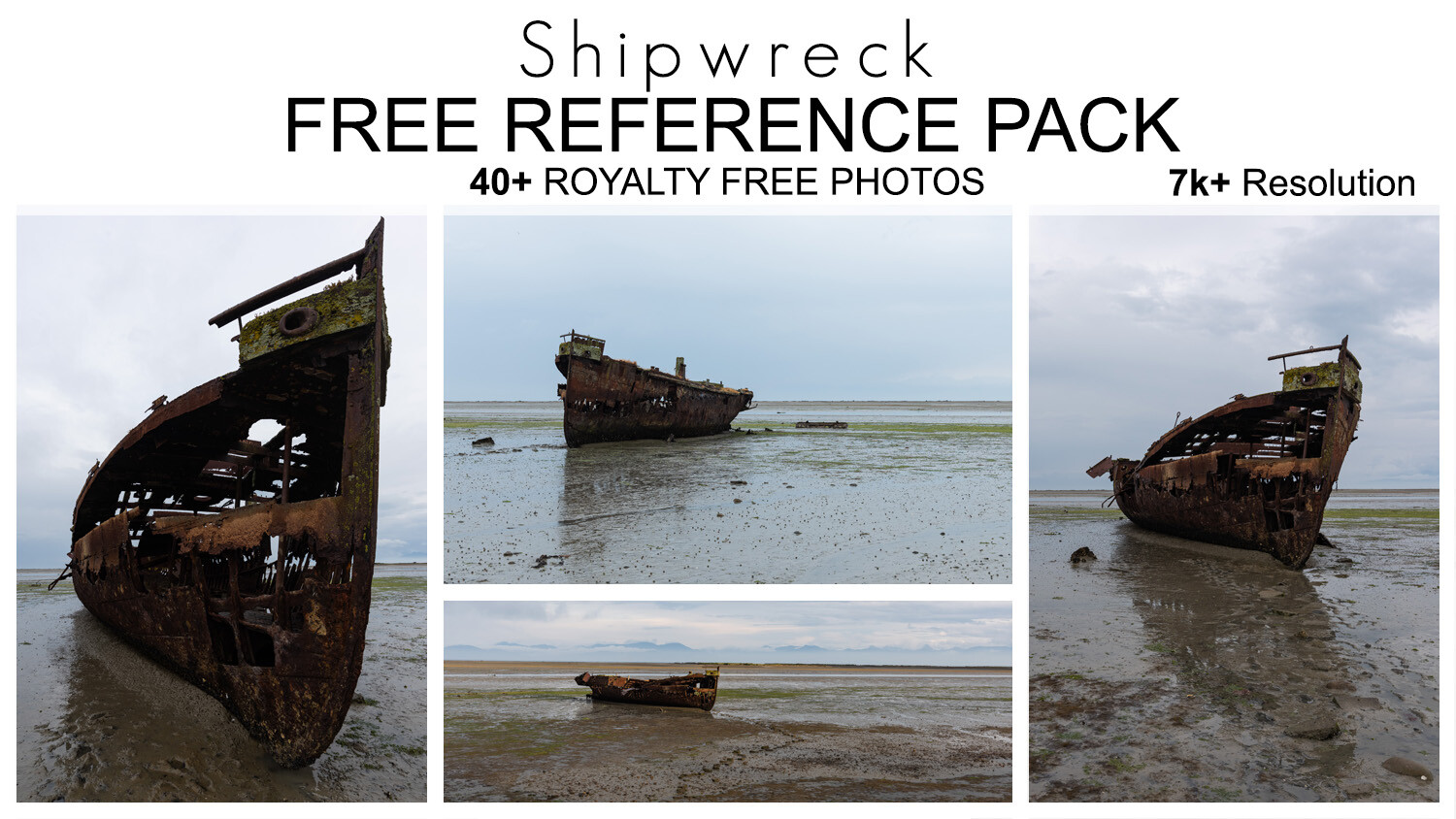 ArtStation - Free Reference Pack - Shipwreck - 40+ Royalty Free Photos ...