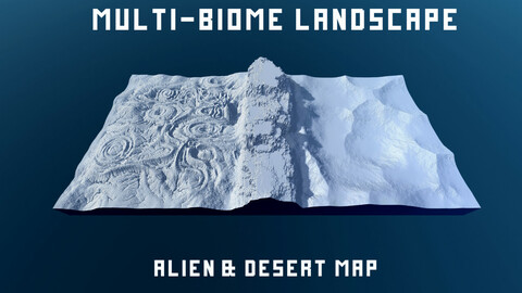 ArtStation - Multi-Biome Landscape Map | Game Assets