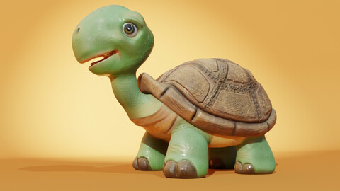 ArtStation - 3d Stylized Turtle - Rigged | Resources
