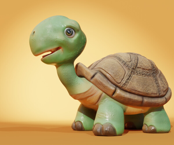 ArtStation - 3d Stylized Turtle - Rigged | Resources