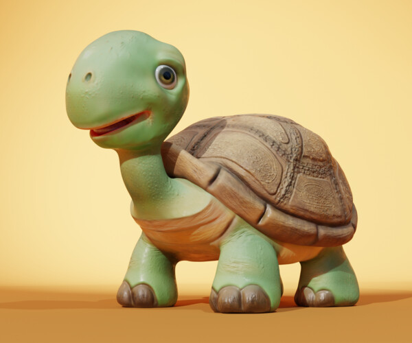 ArtStation - 3d Stylized Turtle - Rigged | Resources
