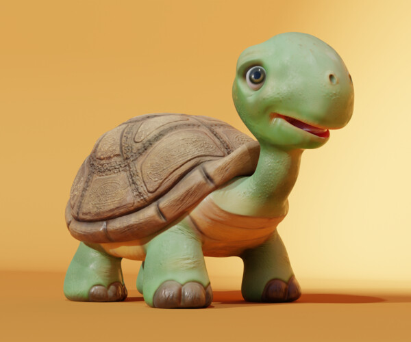 ArtStation - 3d Stylized Turtle - Rigged | Resources