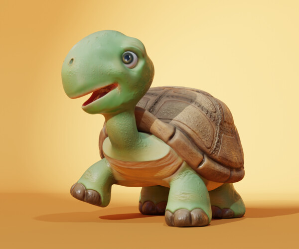 ArtStation - 3d Stylized Turtle - Rigged | Resources