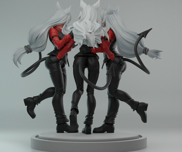 ArtStation - Helltaker Cerberus | Resources