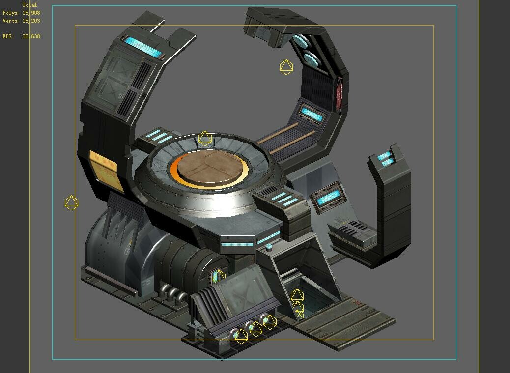 ArtStation - Machinery - spacecraft - functional objects 018 | Resources