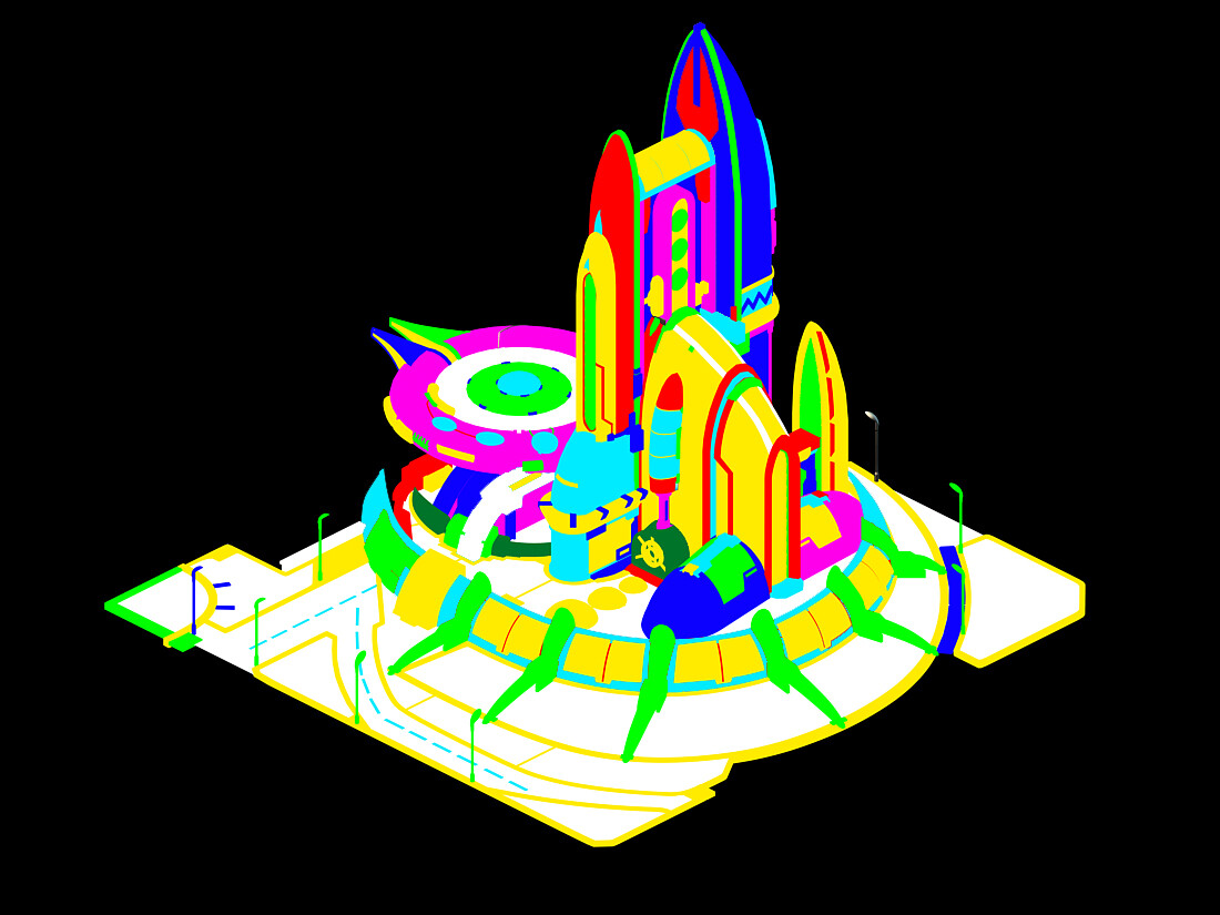 ArtStation - Mechanical Construction - Leadership Command Center | Game ...