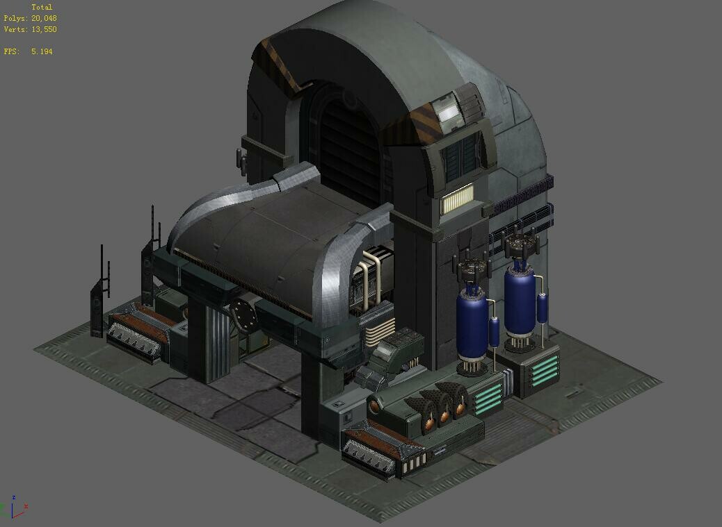 ArtStation - Mechanical Construction - Repair Shop 023 | Game Assets