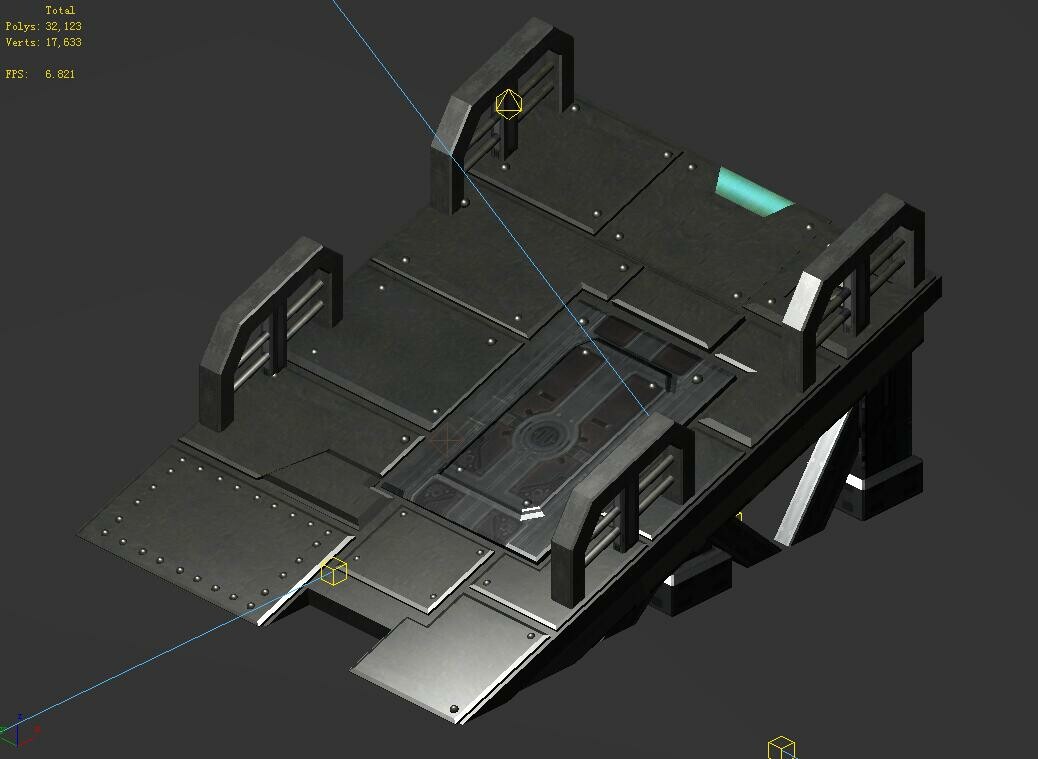 ArtStation - Mechanical Building - Slope 01 | Game Assets