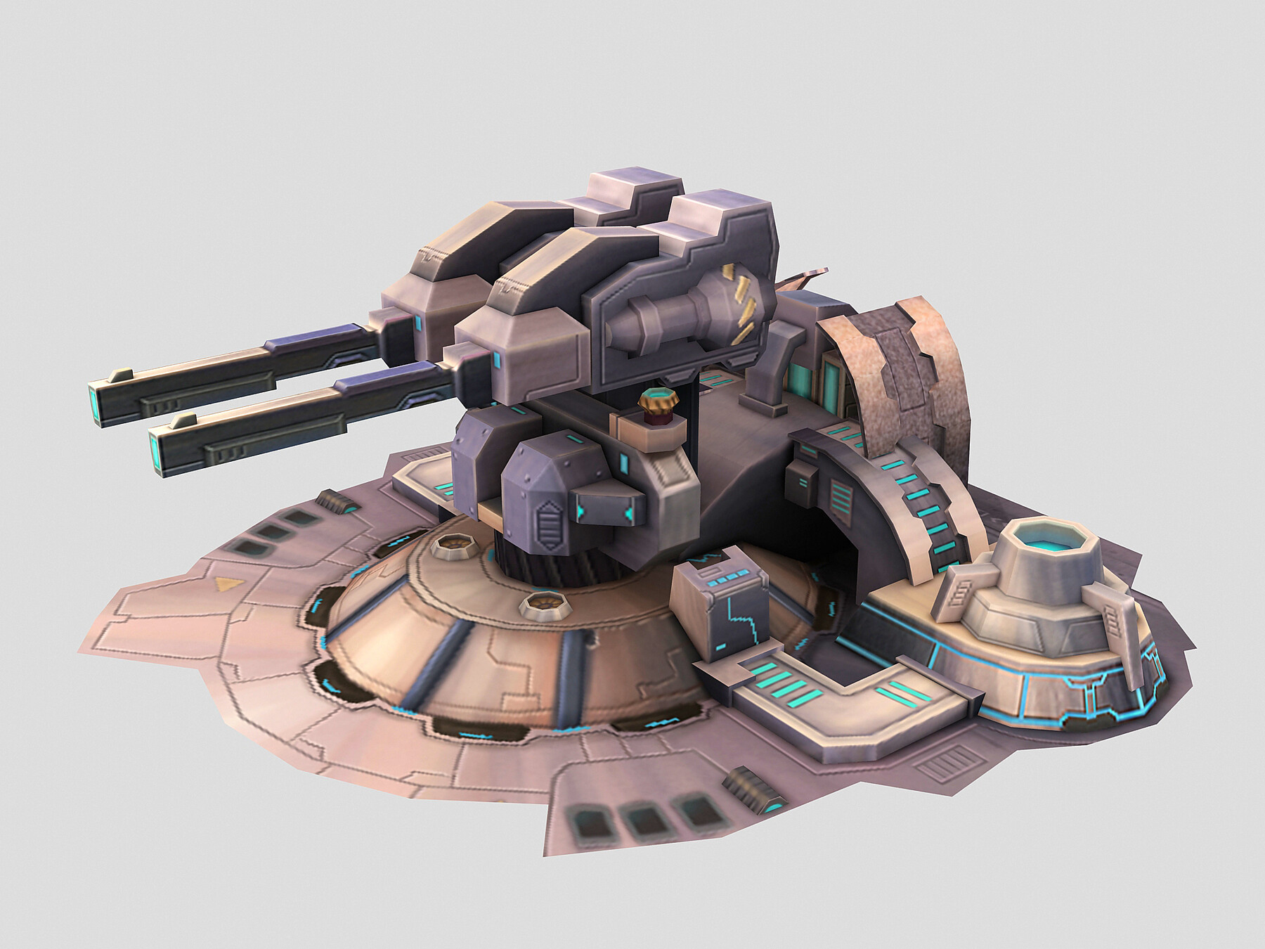 ArtStation - Machinery - Turret 02 | Game Assets
