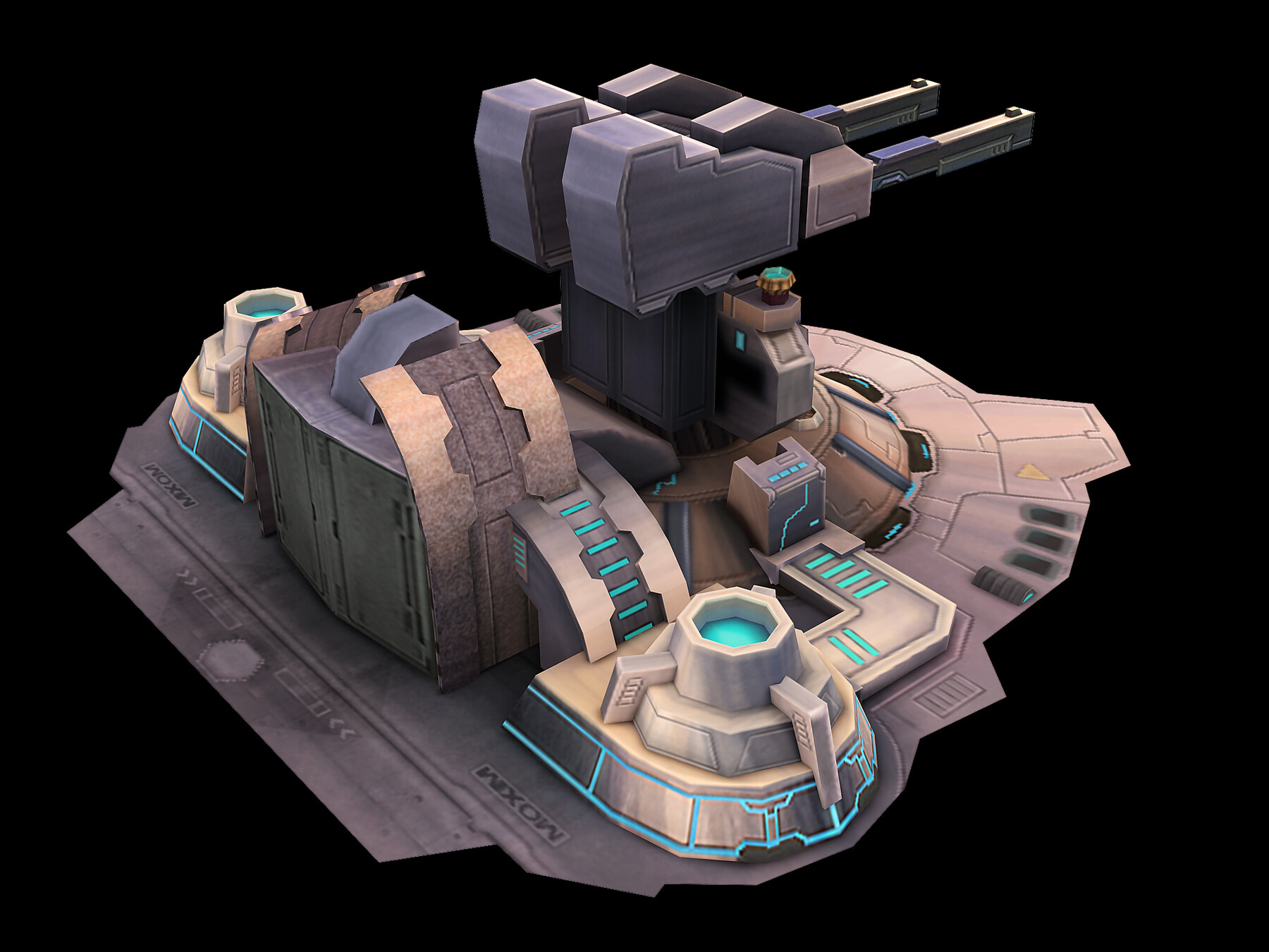 ArtStation - Machinery - Turret 02 | Game Assets