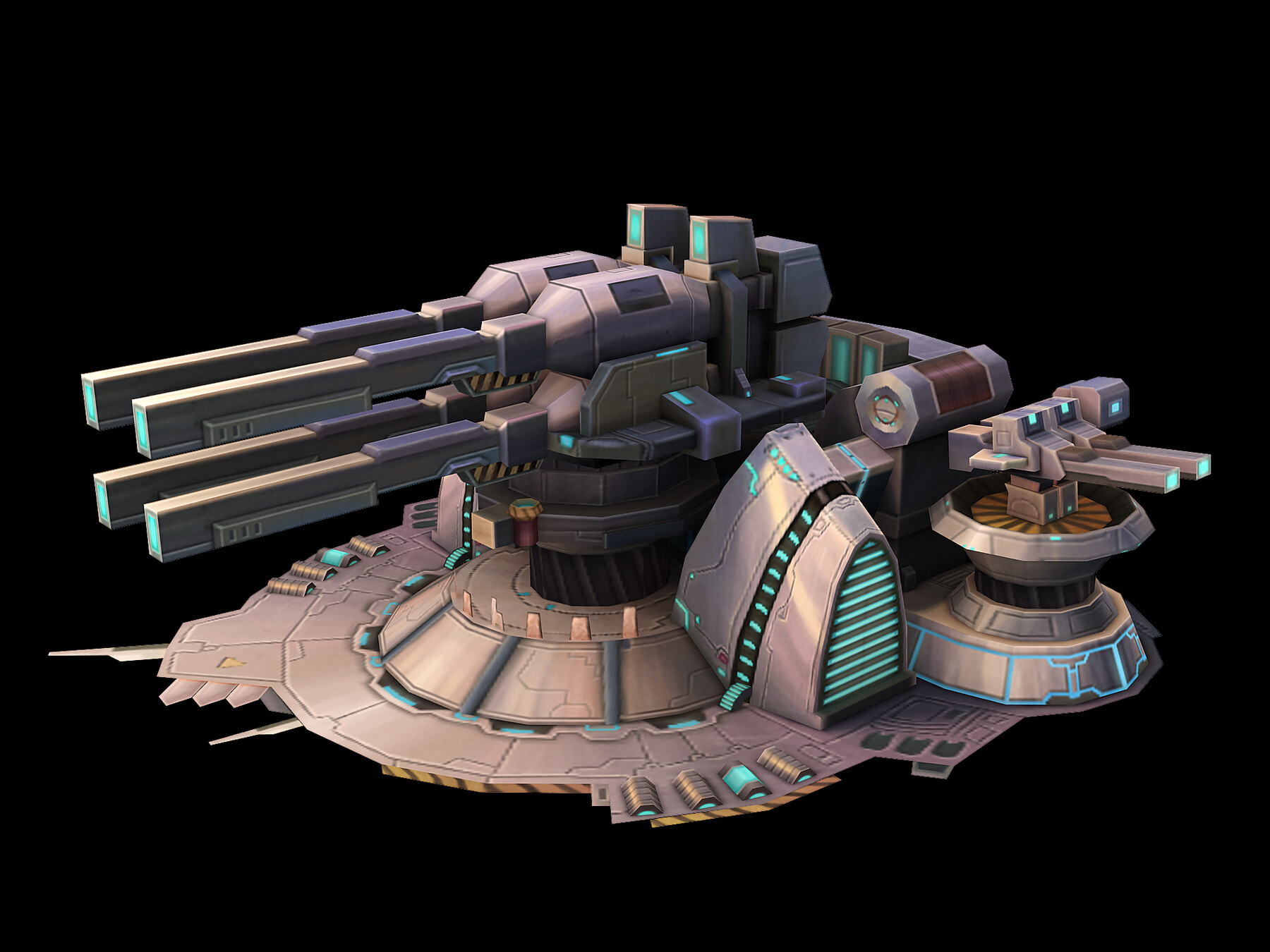 ArtStation - Machinery - Turret 03 | Game Assets