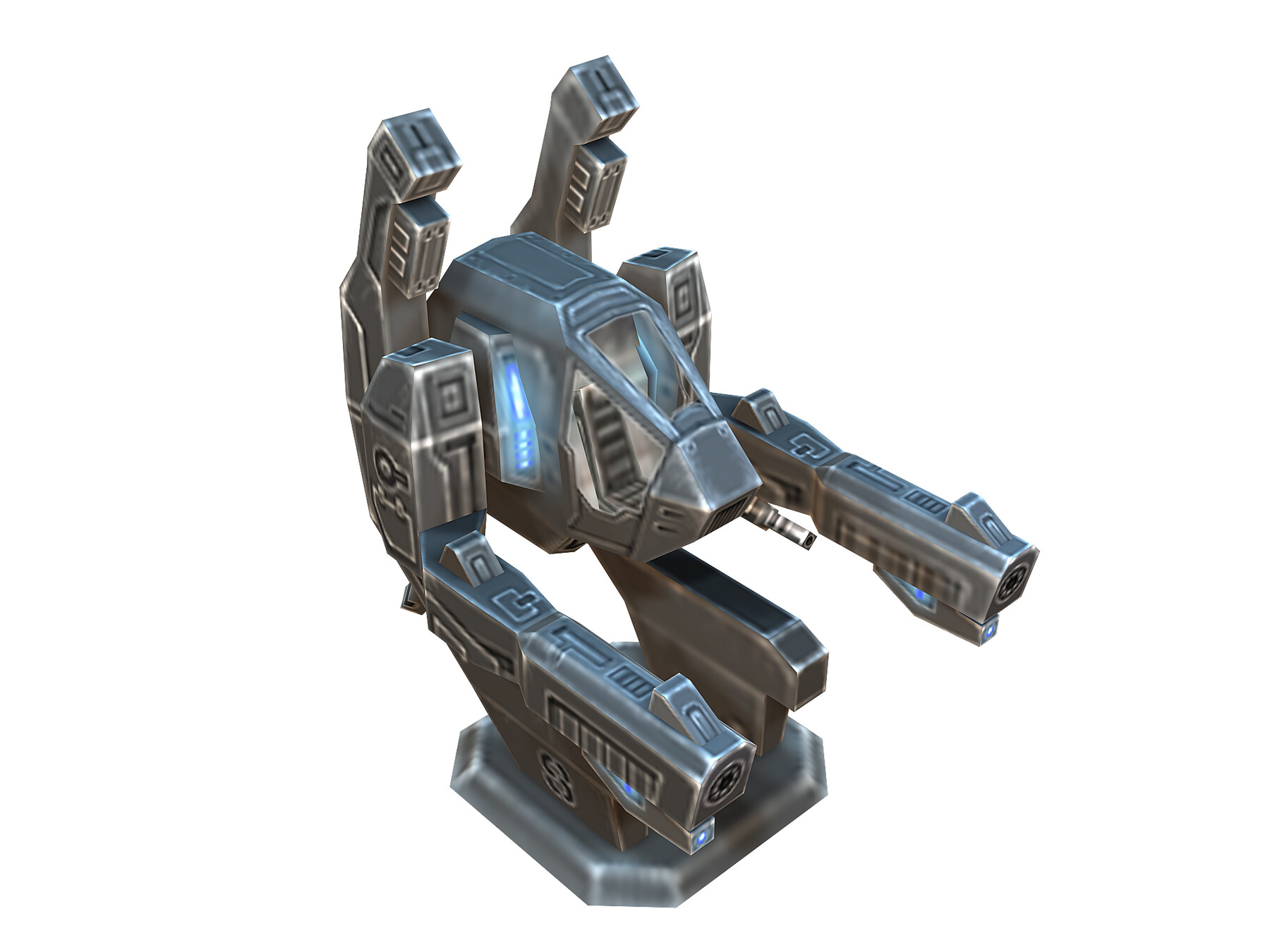 ArtStation - Machinery - Turret 04 | Game Assets