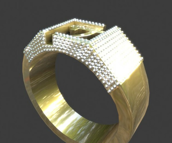 ArtStation - Diamond Ring 3D PRINT READY | Resources