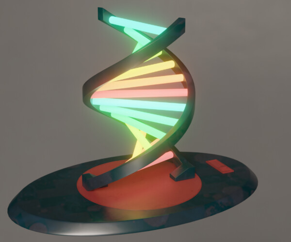 ArtStation - Double Helix Lamp- Low Poly | Resources