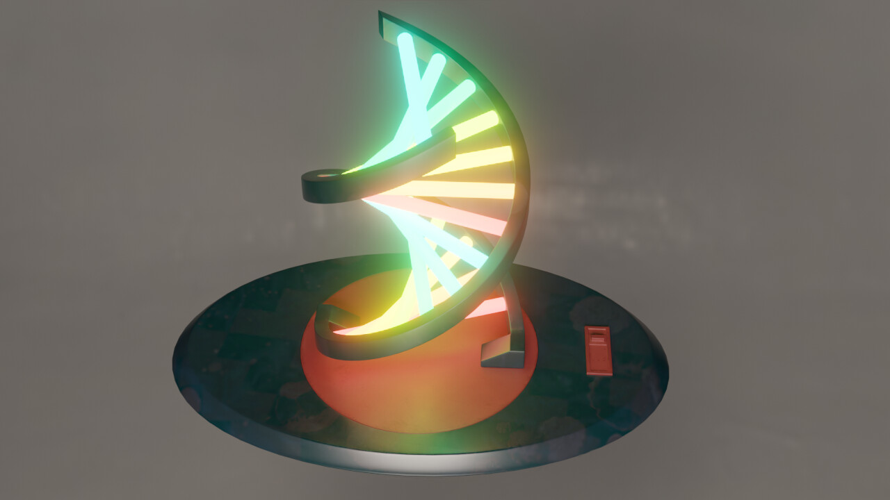 ArtStation - Double Helix Lamp- Low Poly | Resources